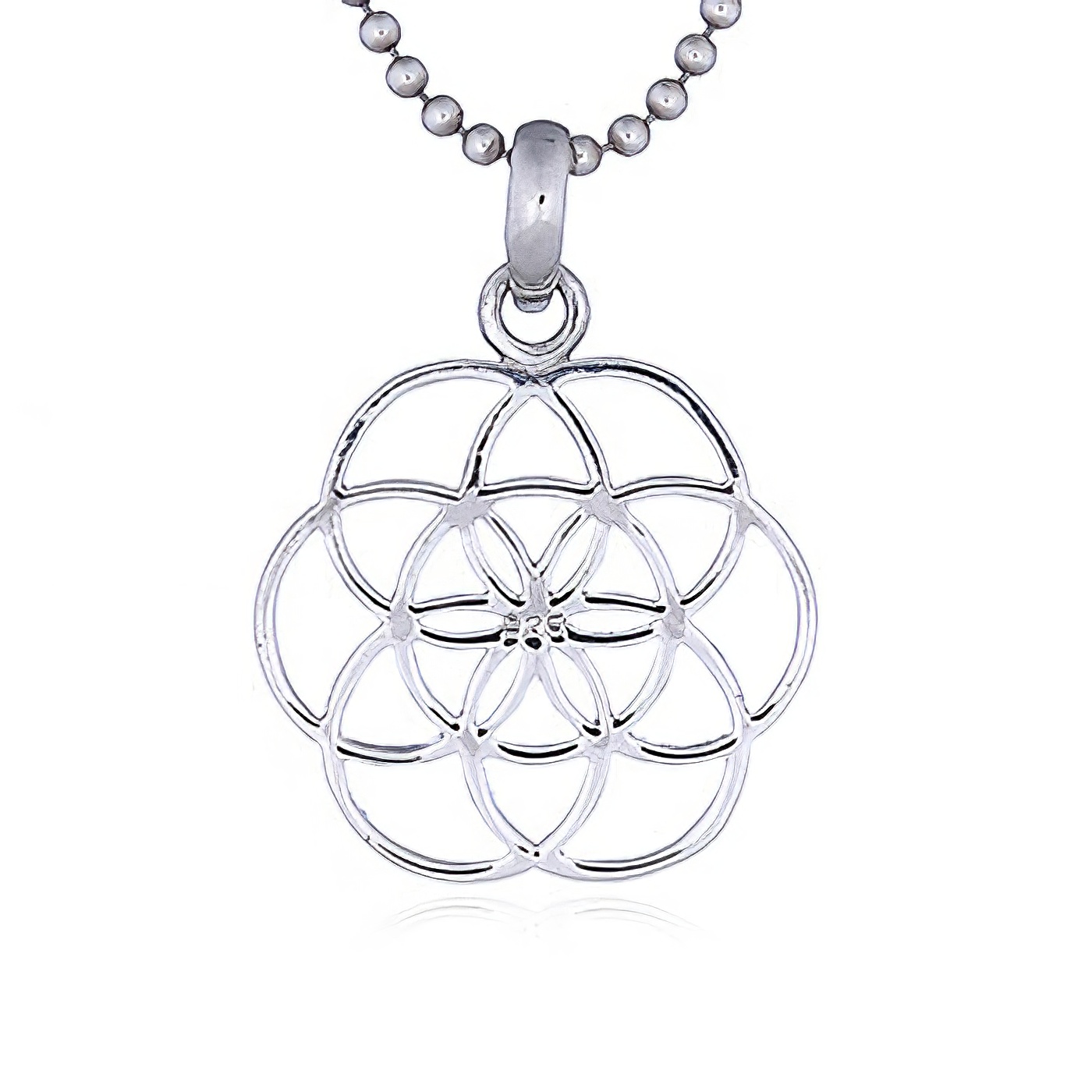 7 Circles Flower of Life Pendant by BeYindi
